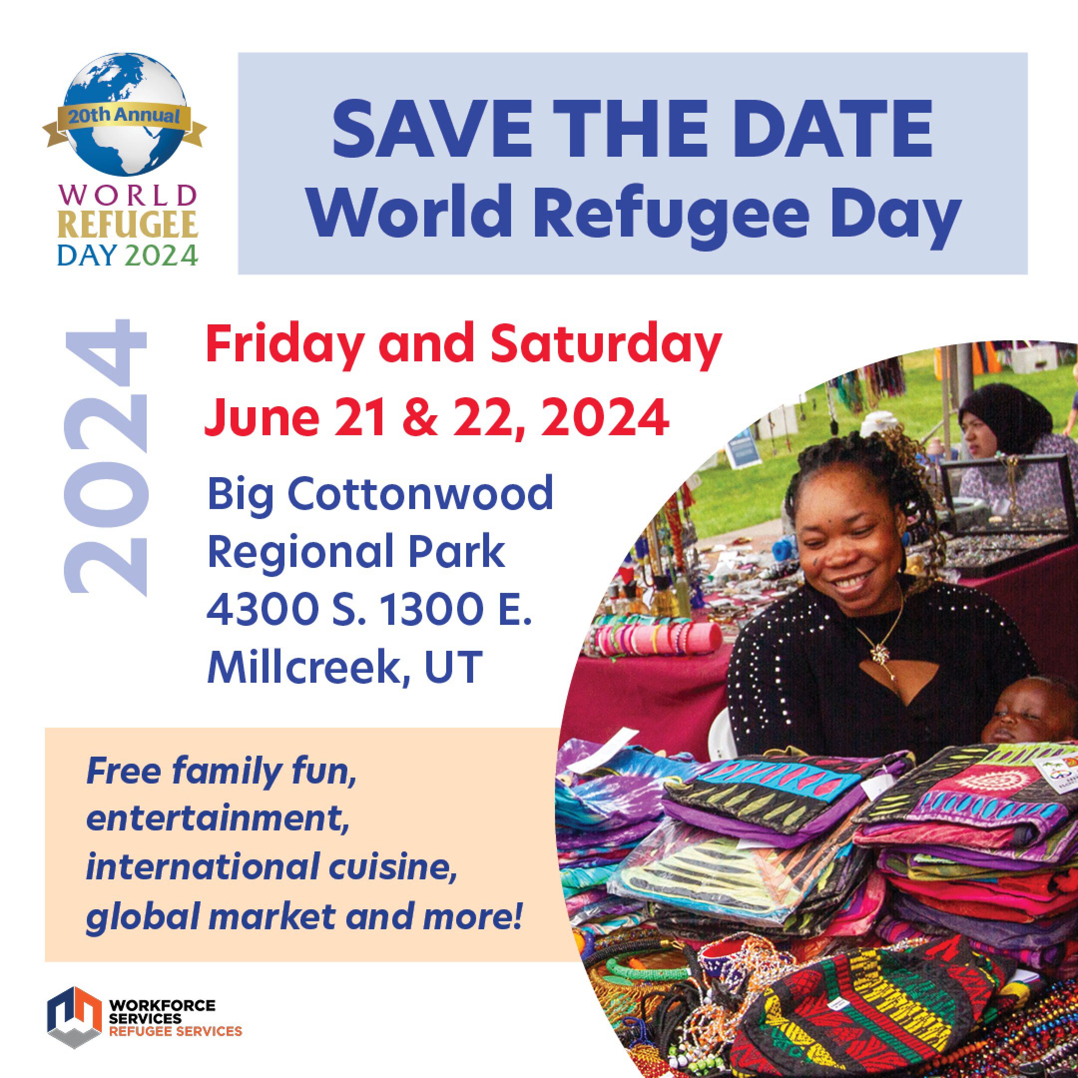 Salt Lake City World Refugee Day 2024 | Their Story is Our Story